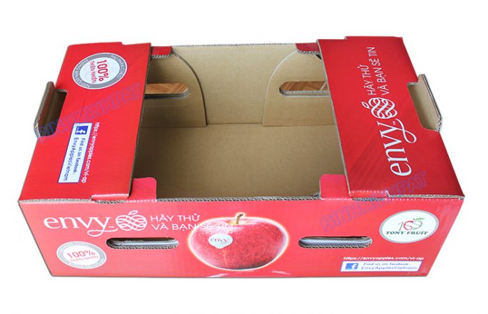 Hight quality Corrugated apple fruit packaging boxes for fruit shipping ...