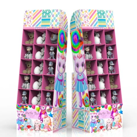 Cardboard display stand Corrugated kids toys paper display stand ...